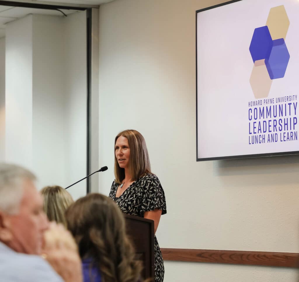 Brownwood’s Tammy Gray serves as keynote speaker at HPU’s Community ...